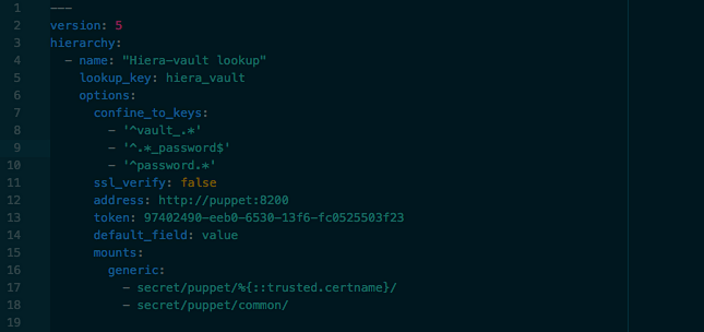 How to use Vault with Hiera 5 for secret management with Puppet